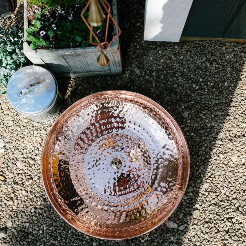 Copper Rain Basin for Chicken Coops – Custom | Cutest Coops