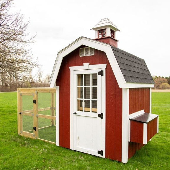 Red Barn Style Chicken Coop | Cutest Coops – Cutest Coops, LLC.